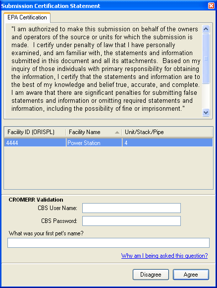 Completing a Submission